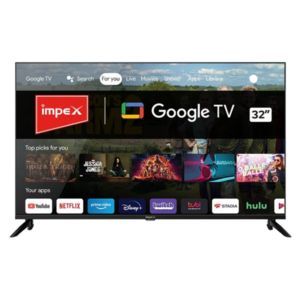 Impex 80cm (32 Inches) Full HD Google LED TV with 4 Year Warranty (EVOQ ...