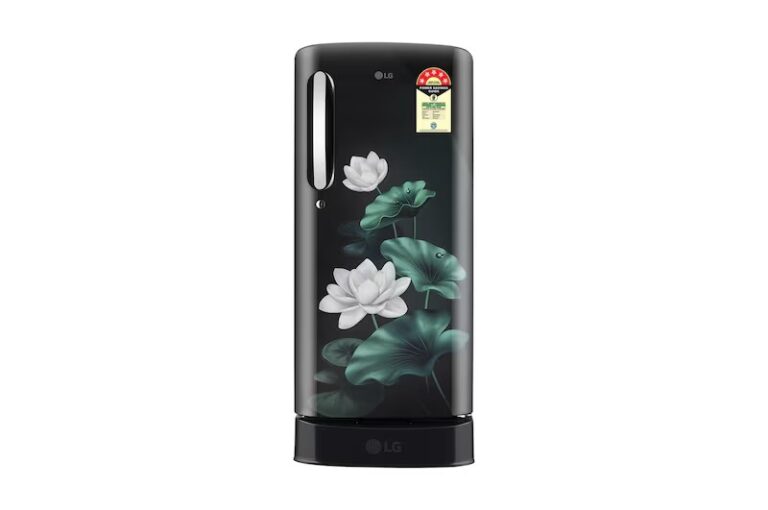 LG 185 L 5 Star Single Door Refrigerator with Base Stand Drawer, Smart ...